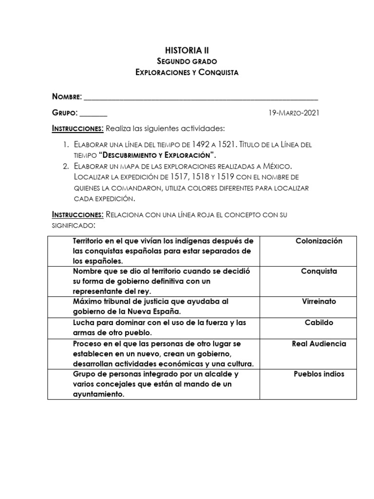 Descubrimiento y Expediciones | PDF