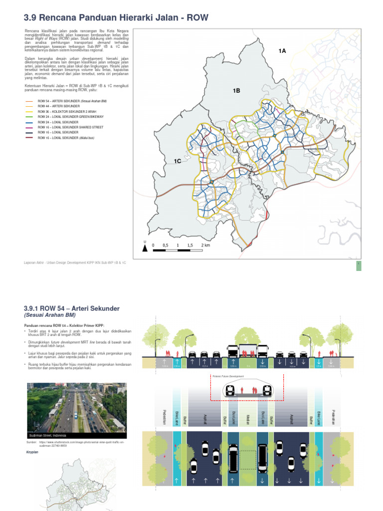 Potongan Jalan Sub WP 1B 1C | PDF
