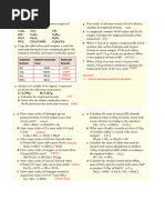 Grade 10 Stoicihometry | PDF | Mole (Unit) | Stoichiometry