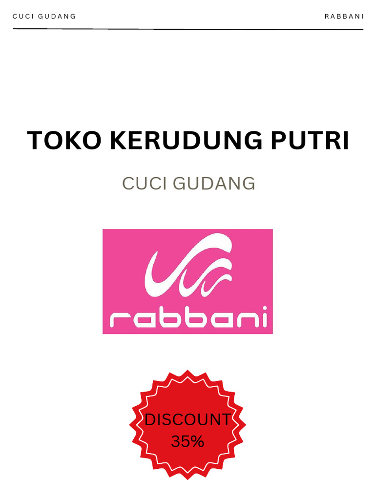 Katalog Rabbani | PDF