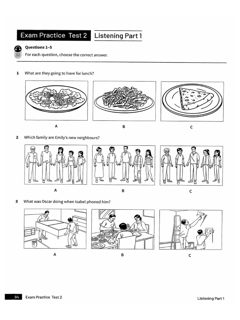 HW KET LIS P1 ( TRAINER) | PDF