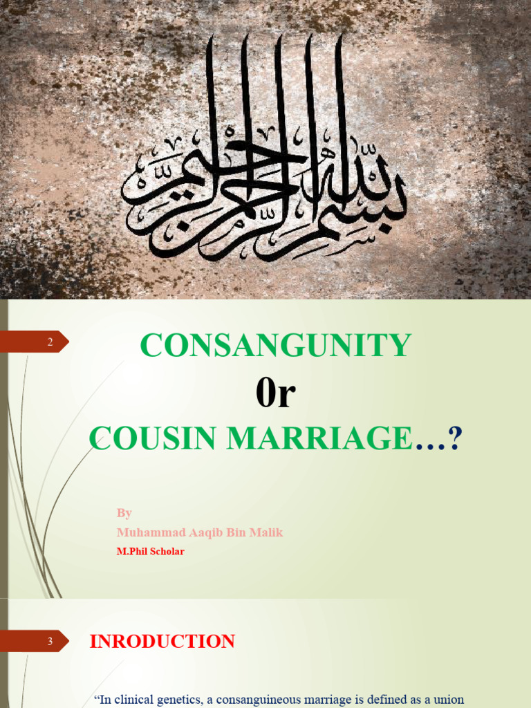 Understanding Cousin Marriage | PDF | Genetic Disorder | Medical ...