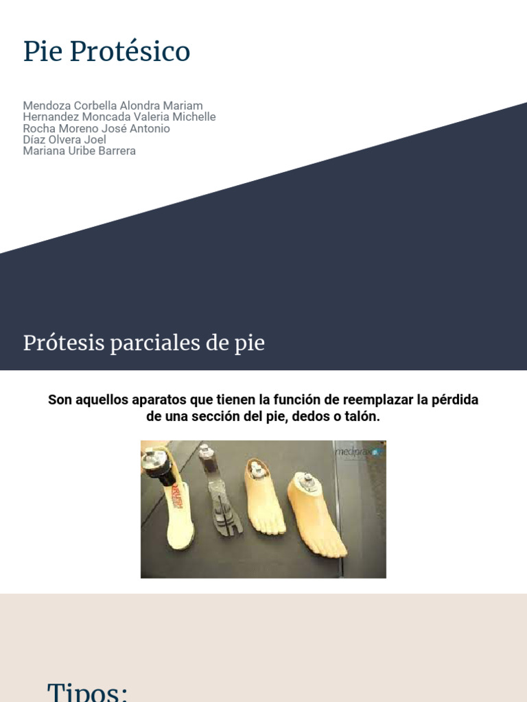 Pie Protesico | PDF