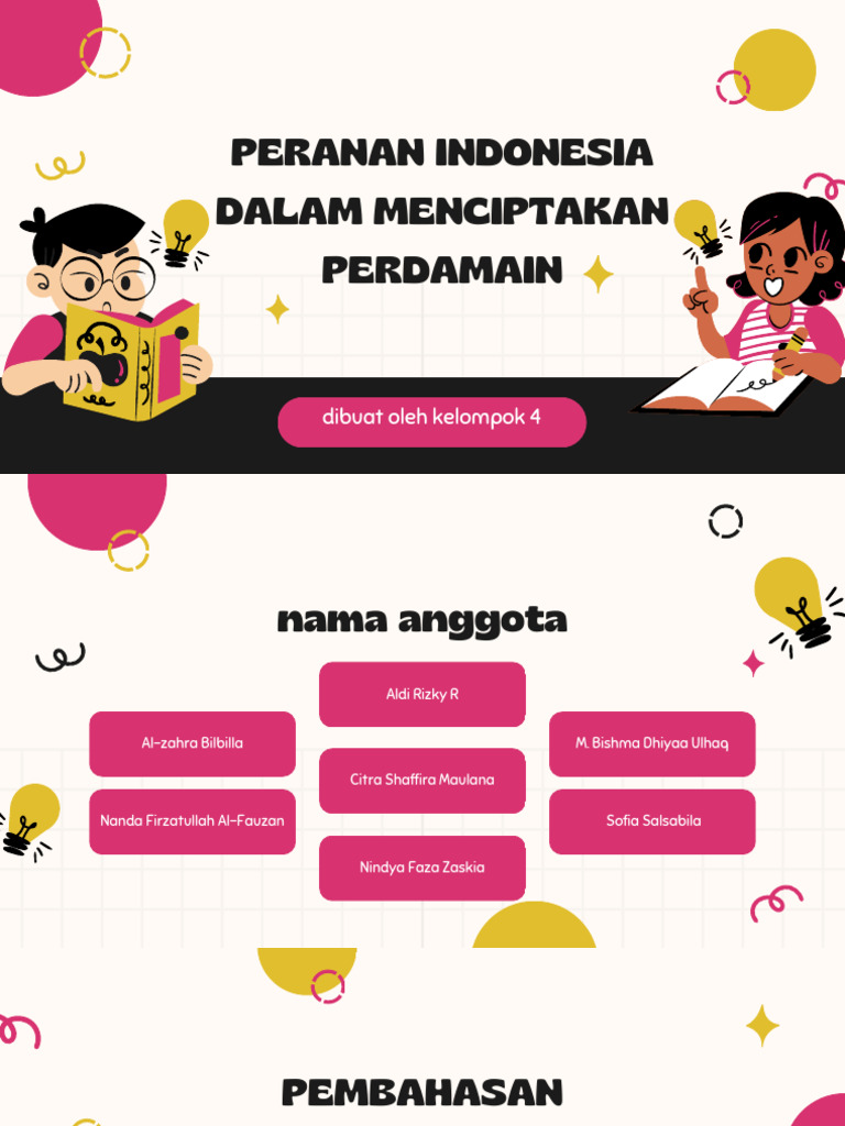 Presentasi PPKN Tentang Organisasi Dunia Yang Di Ikuti Indonesia | PDF