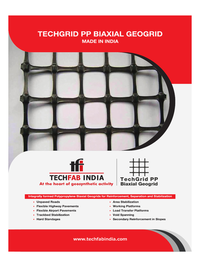 Techgrid-PP-Biaxial-Geogrid_JSIl | PDF
