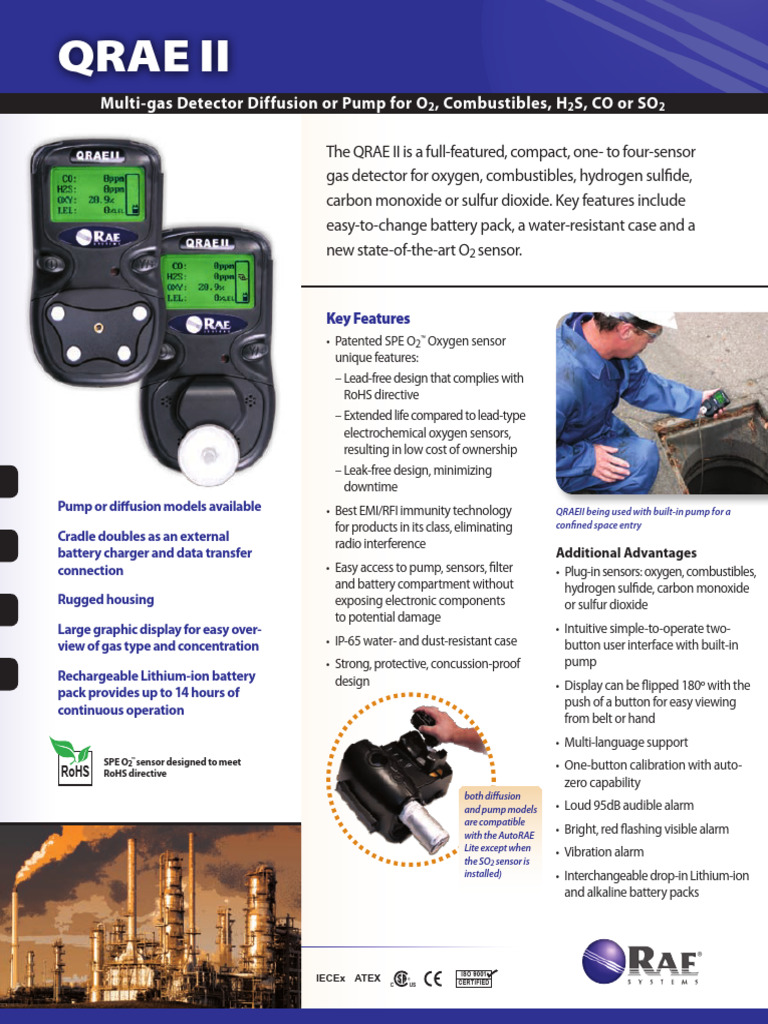 QRAE II Pump US Datasheet | PDF