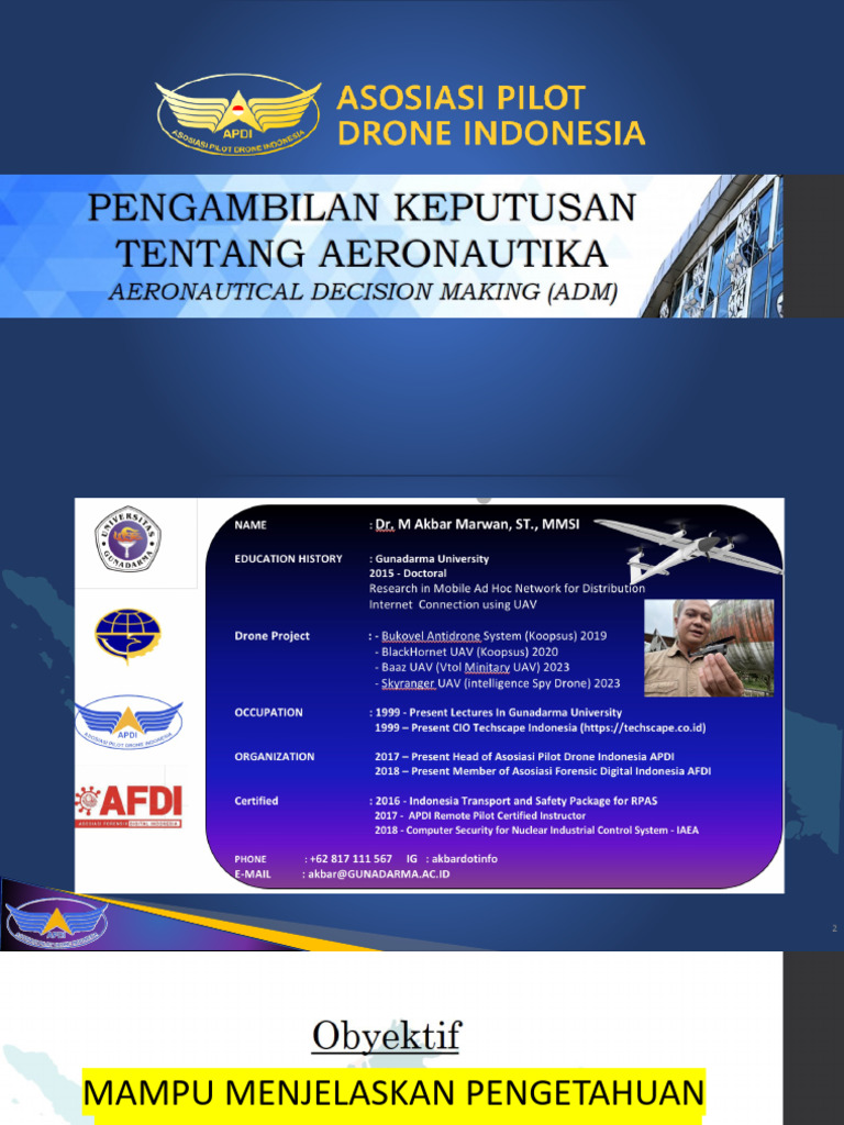 Module 10 Pengambilan Keputusan Tantang Aeronautika (APDI) | PDF
