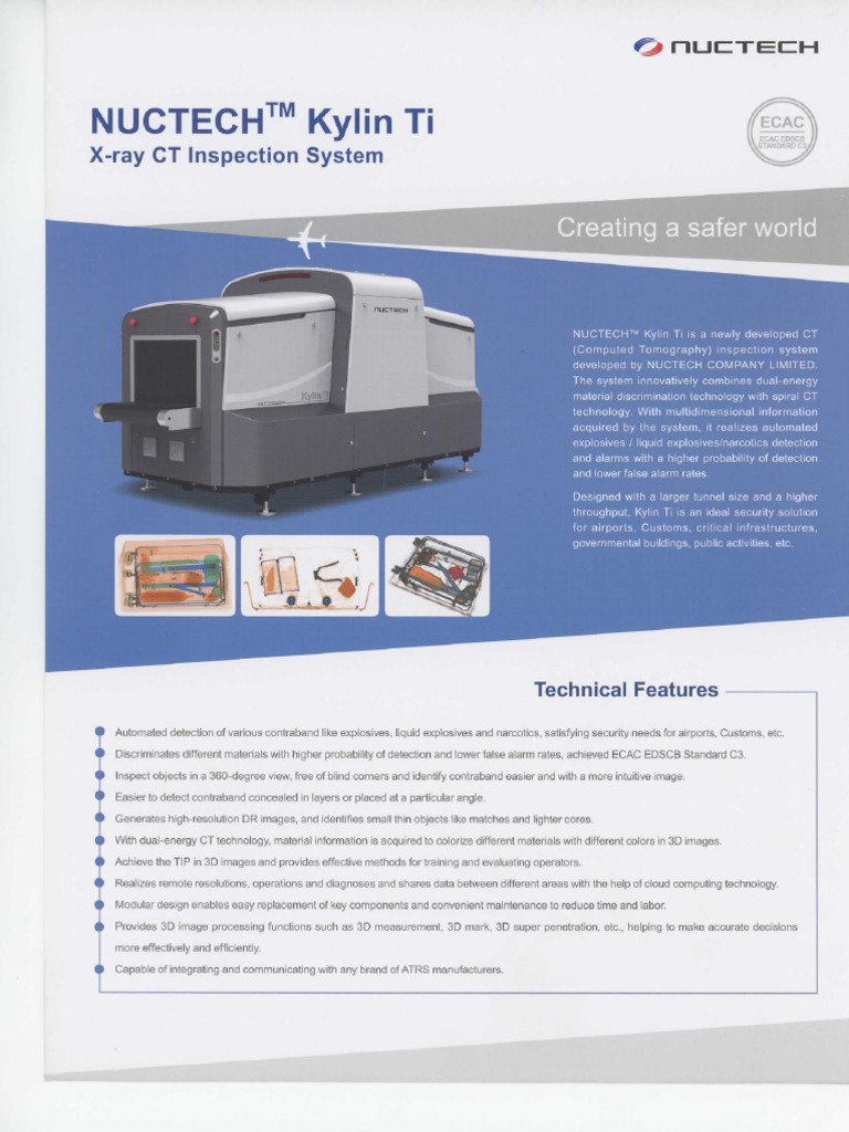 Kylin TI - X-Ray CT Inspection System | PDF