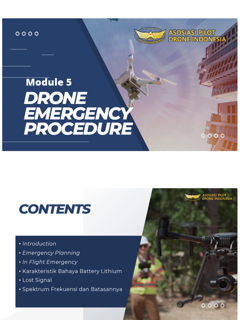 Prosedur Darurat Drone Terperinci | PDF