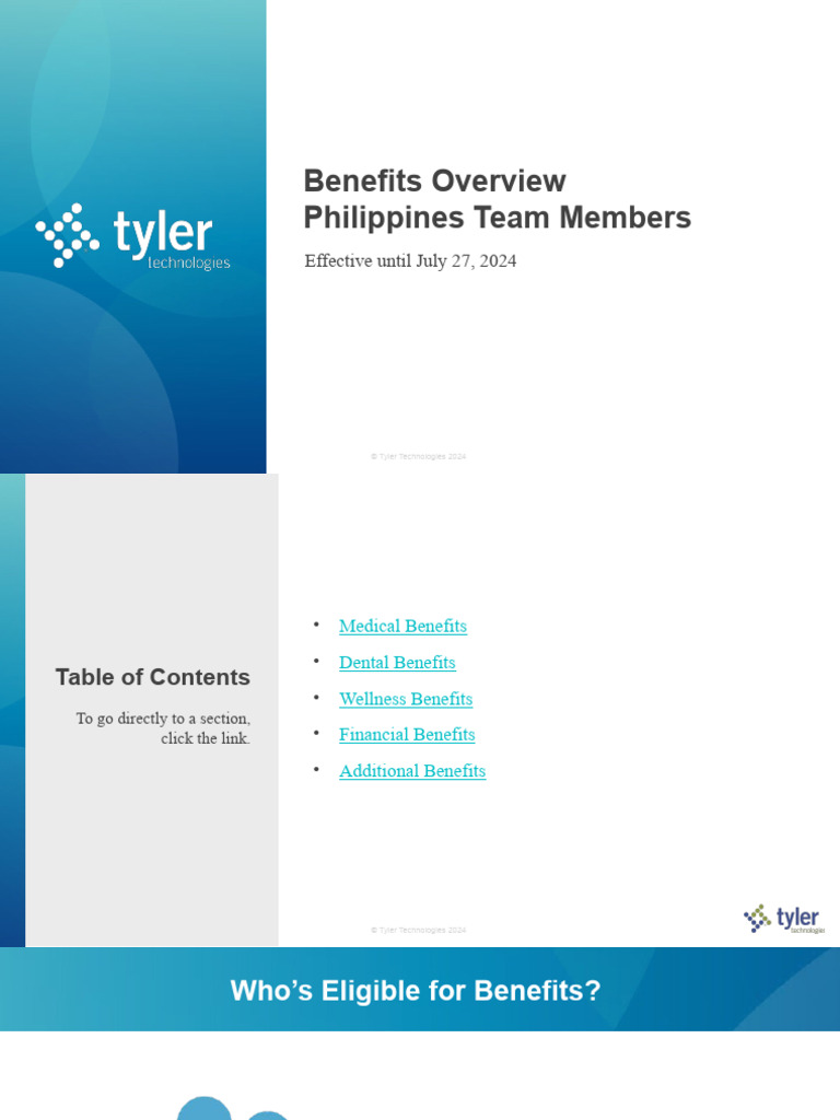 Philippines Benefits Presentation | PDF