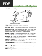 1.1 - Sewing Tools and Equipment | PDF | Sewing | Seam (Sewing)