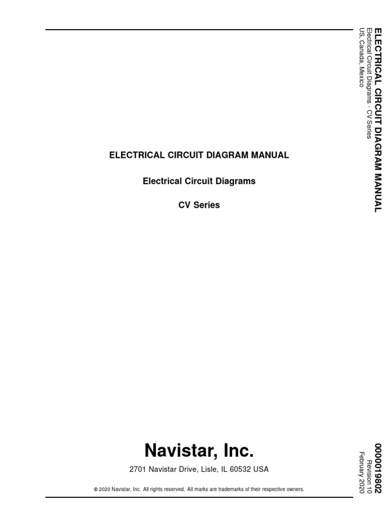 CV Series Electrical Wiring Guide | PDF | Airbag | Automotive Industry