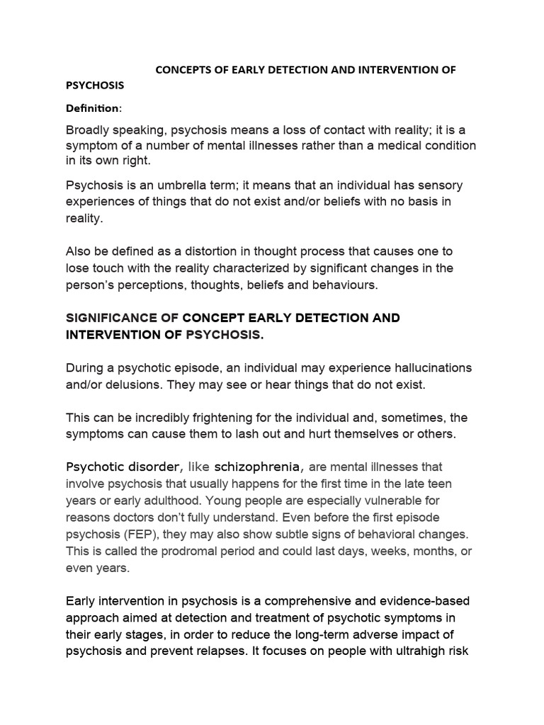 Concepts of Psychosis | PDF | Self-Improvement | Lifestyle