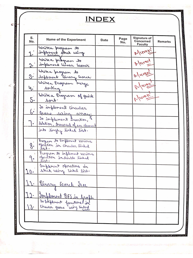 Data Structure Complete Practical File | PDF