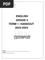 2023 Examplar NST - GRADE - 5 - PRACTICAL - TERM - 1 | PDF | Learning ...