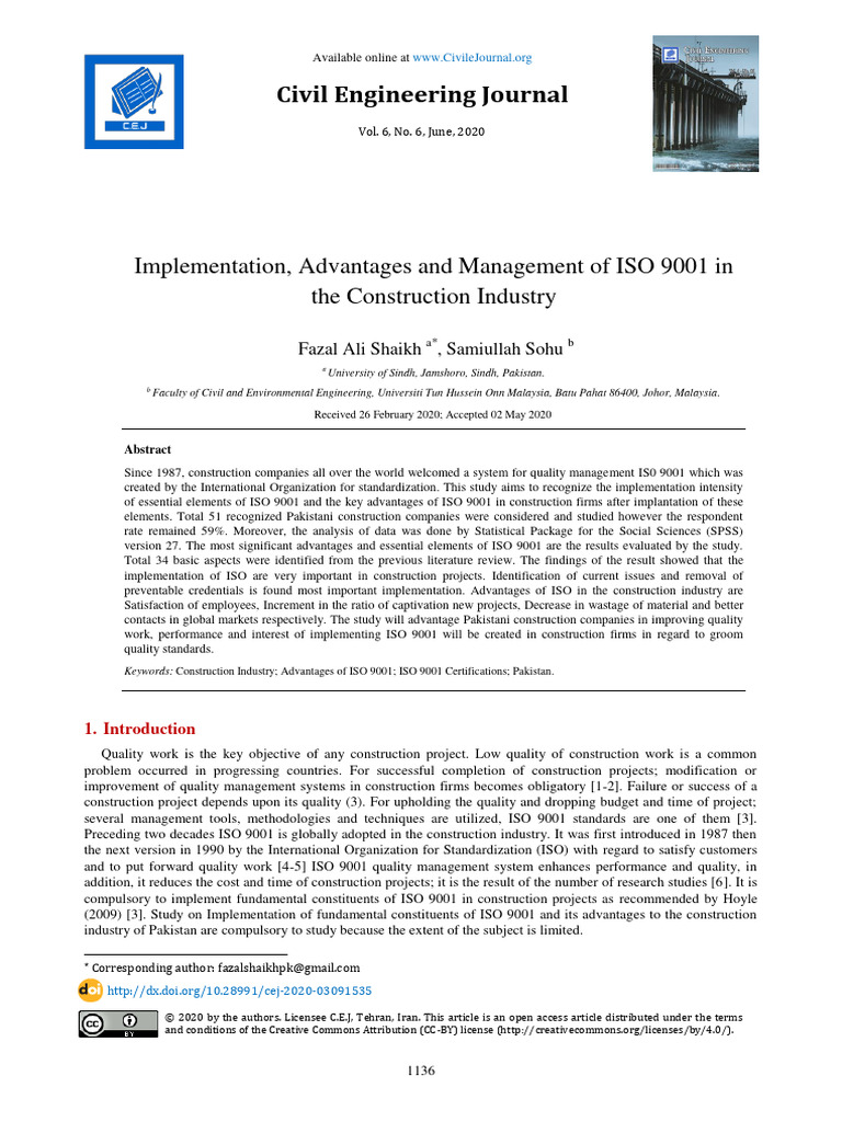 Implementation Advantages and Management of ISO 90 | PDF