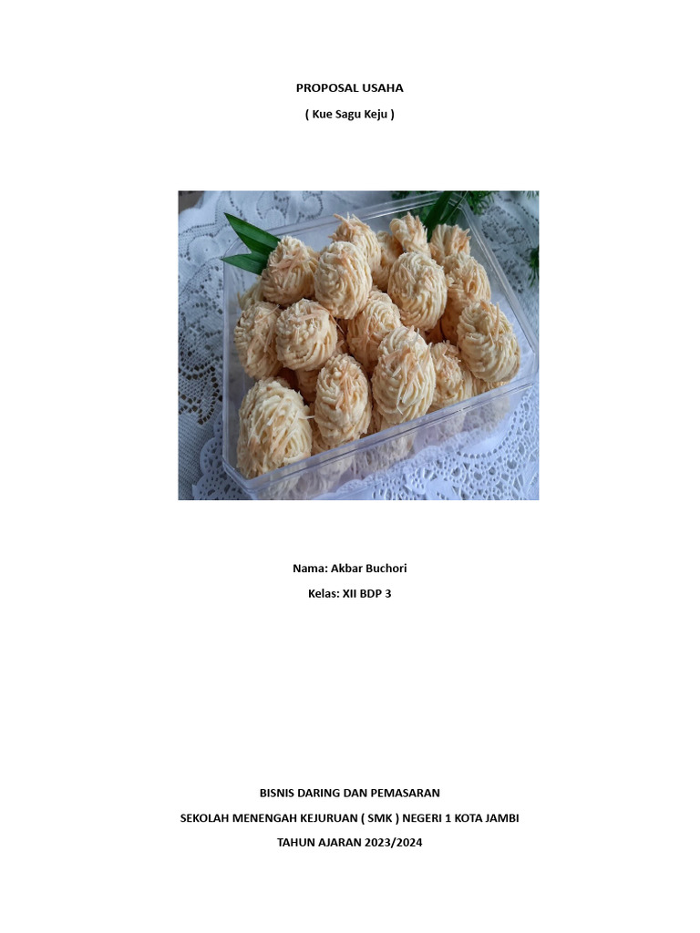 Sagu Keju | PDF | Bisnis | Seni