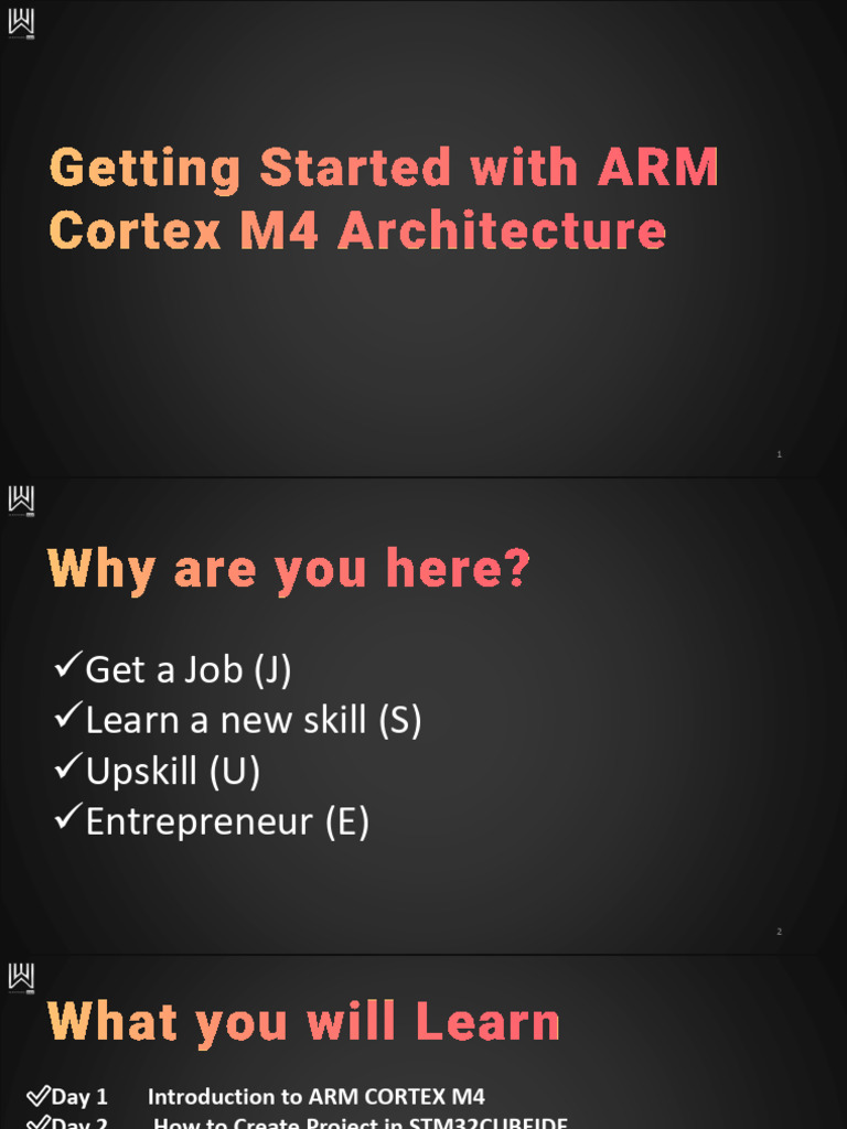 Arm Cortex M4 - Pantech | PDF