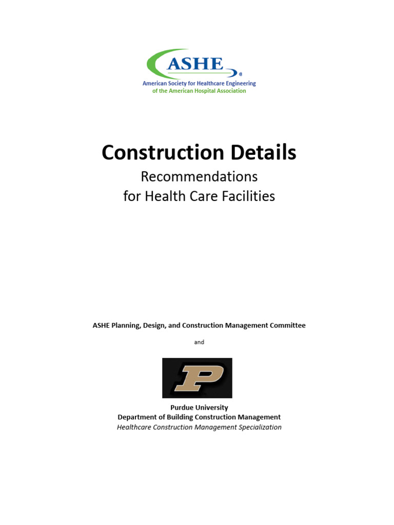 ASHE Construction - Details - Recs Jan 2011 | PDF