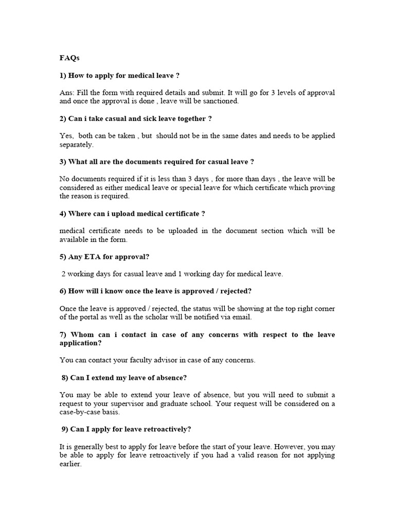 FAQs-Phd student-MIS | PDF