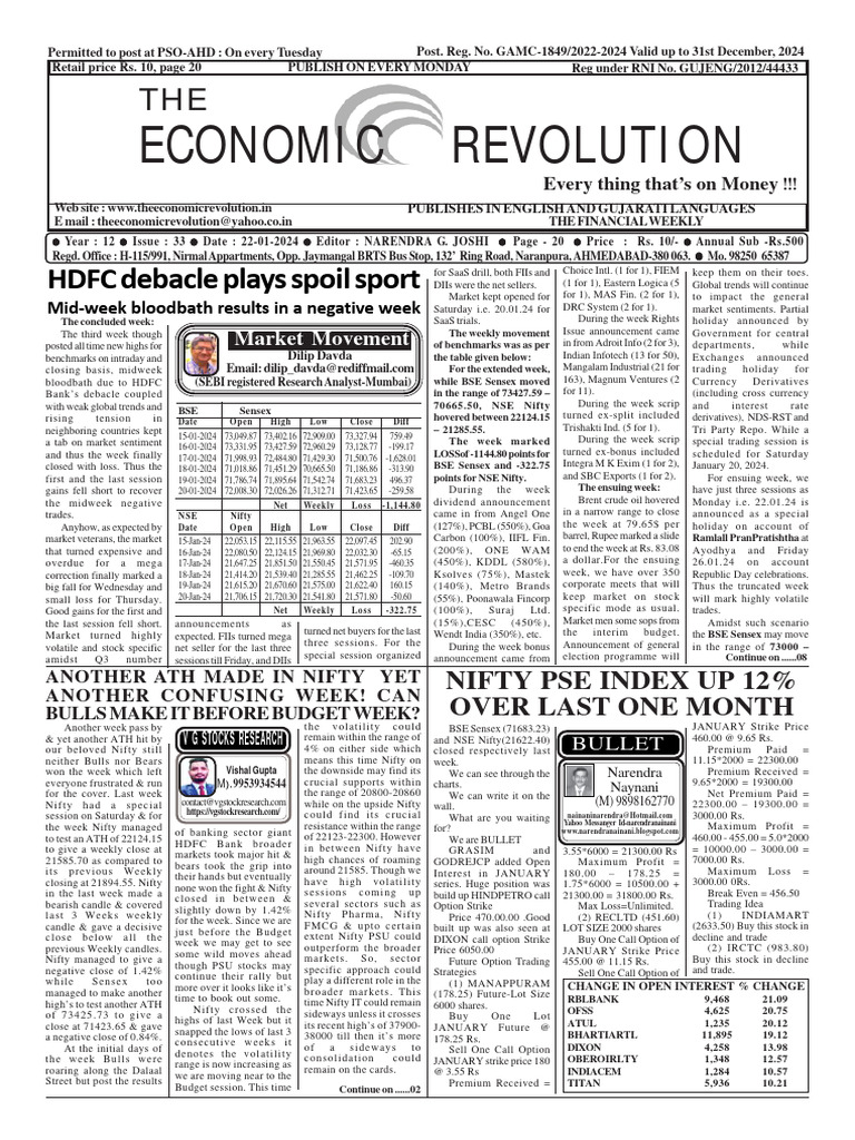 The Economic Revolution Eng 22.01.2024 | PDF | Option (Finance ...