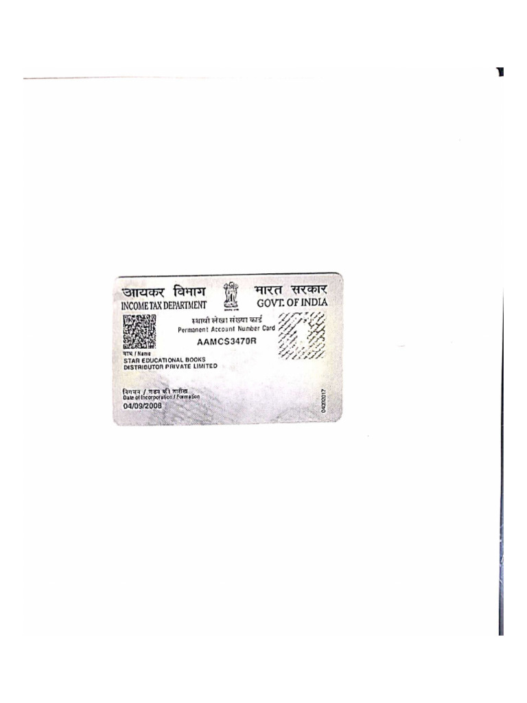 Pan Card | PDF