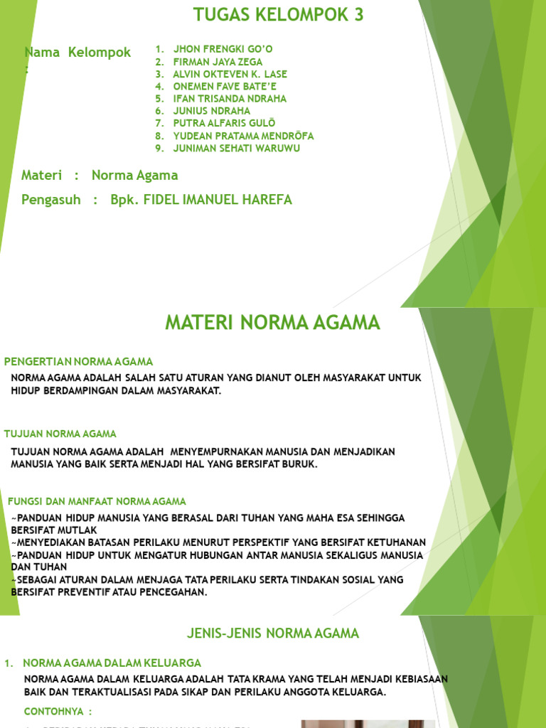 Norma Agama K. 3 | PDF | Kesehatan Holistik