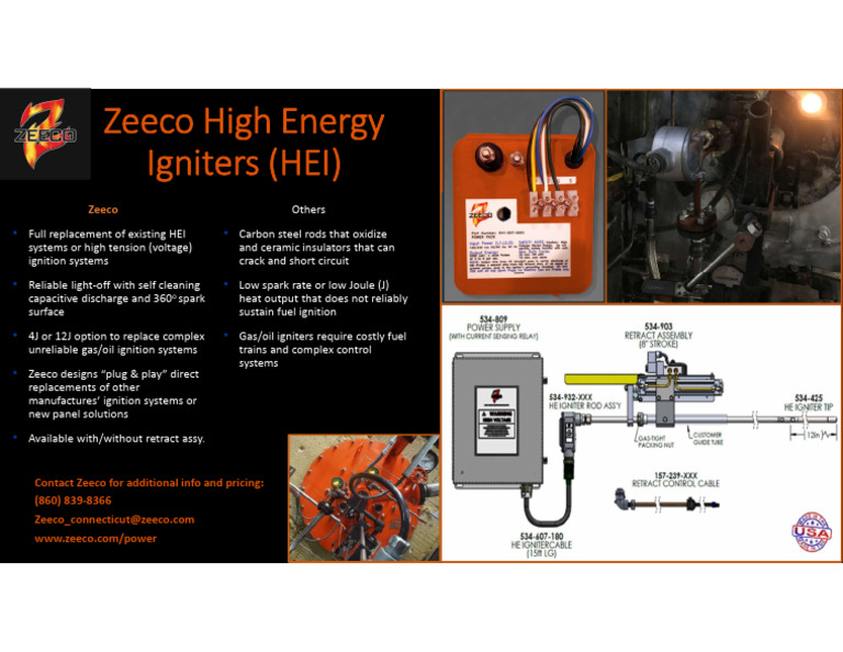 Zeeco High Energy Igniters (HEI) | PDF