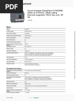Product Data Sheet: Easypact CVS - CVS100B TM100D Circuit Breaker - 3P ...
