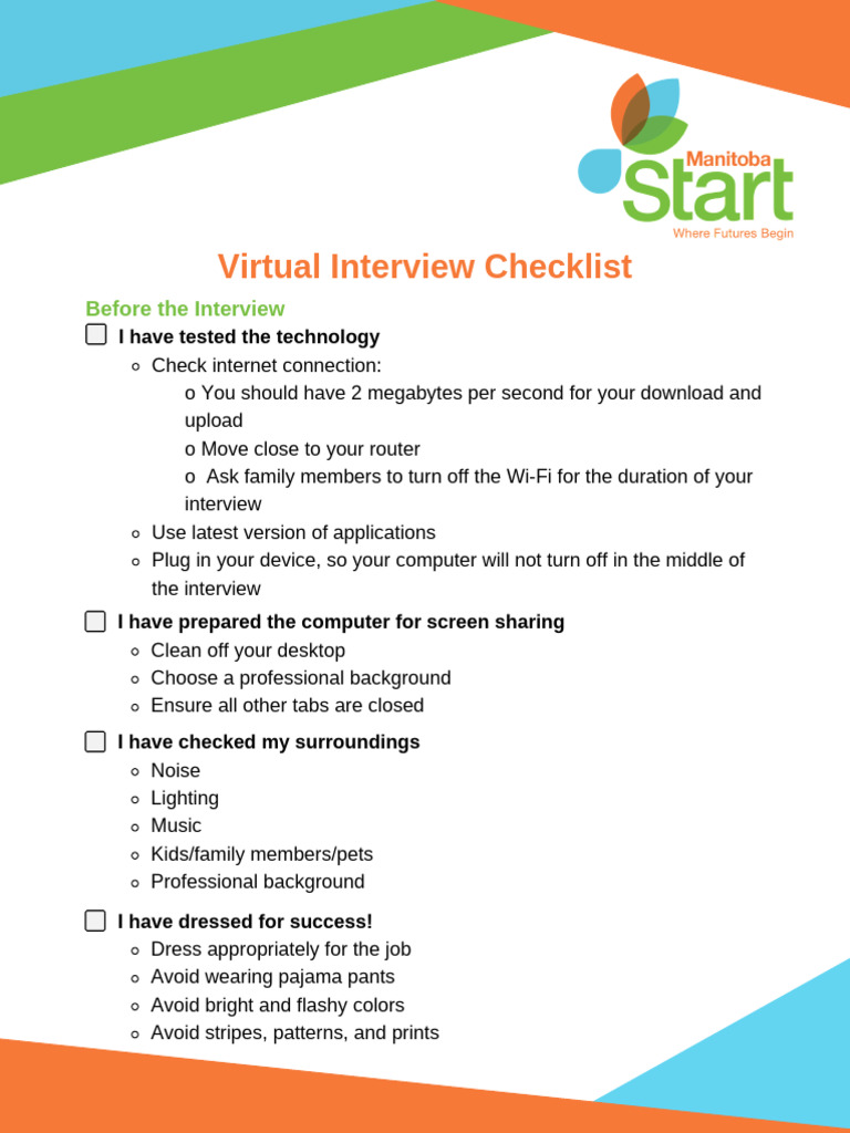 Virtual Interview Preparation Guide | PDF