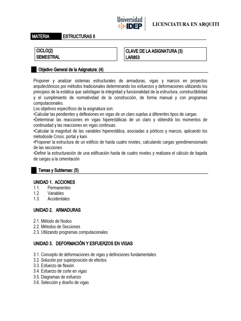 Estructuras Ii | PDF