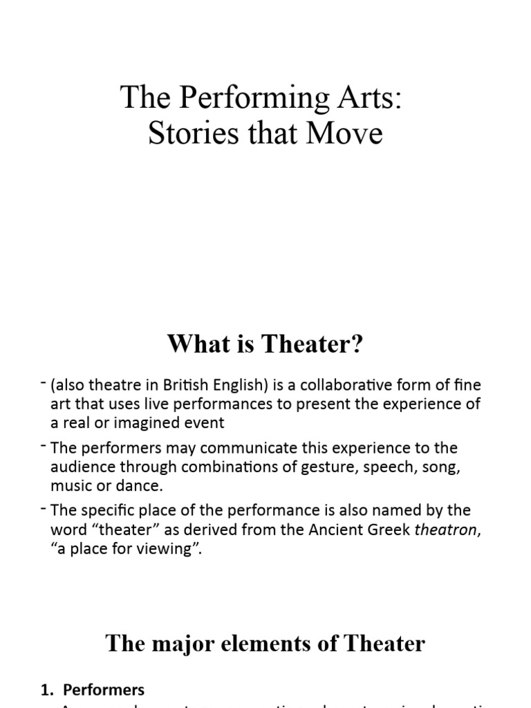 Theater | PDF