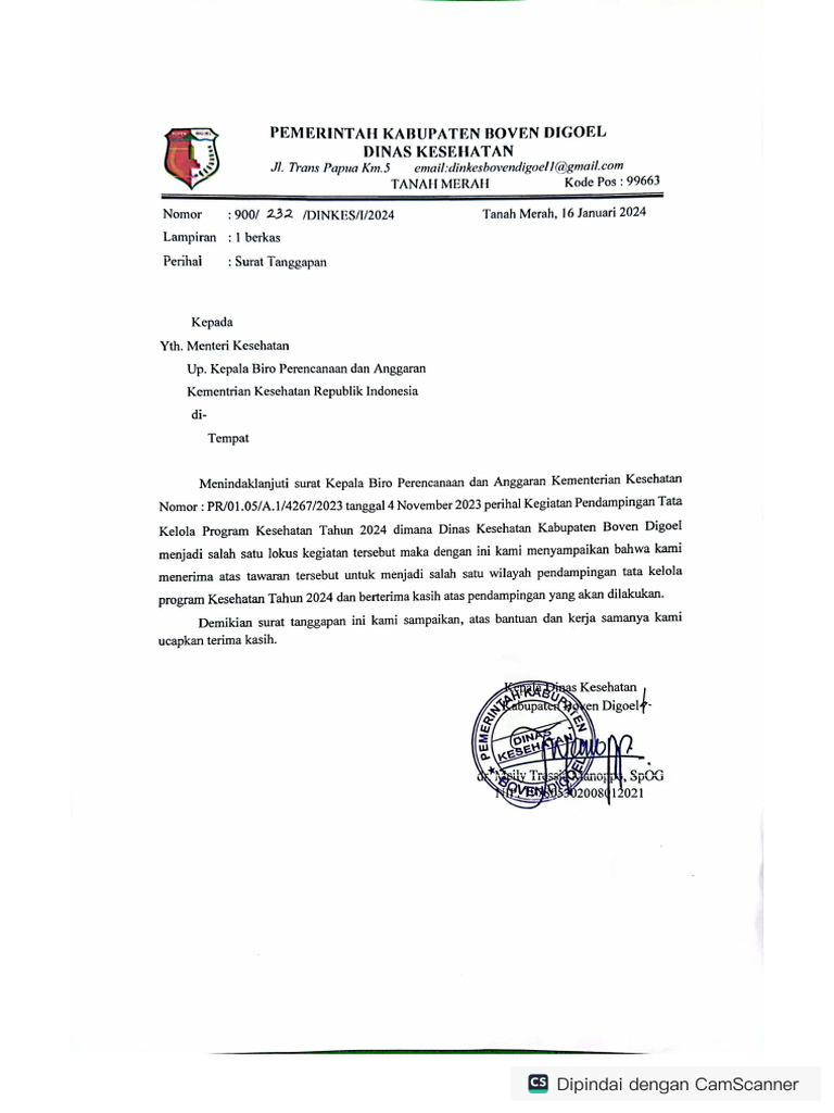 Surat Tanggapan | PDF