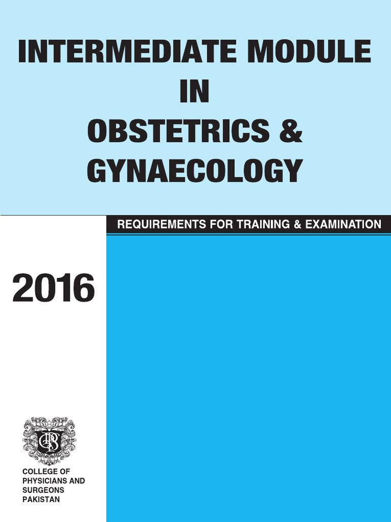 Imm Obg | PDF | Gynaecology | Residency (Medicine)