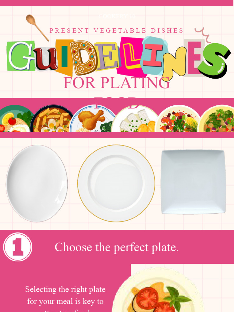 Guidelines for Plating Food | PDF | Sauce | Garnish (Food)