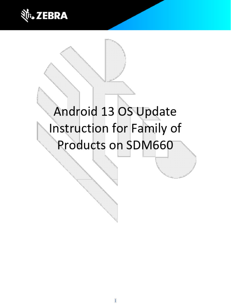 SDM660 A13 Os Update Instructions | PDF | Computers