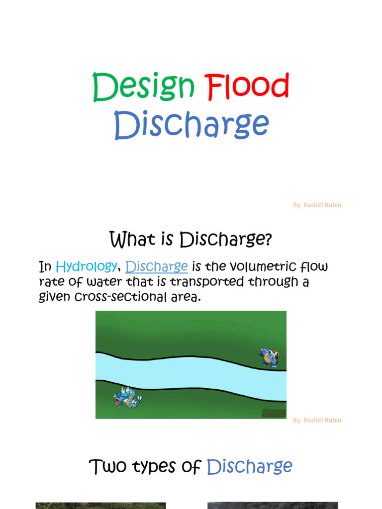 Design Flood Discharge | PDF | Discharge (Hydrology) | Hydrography