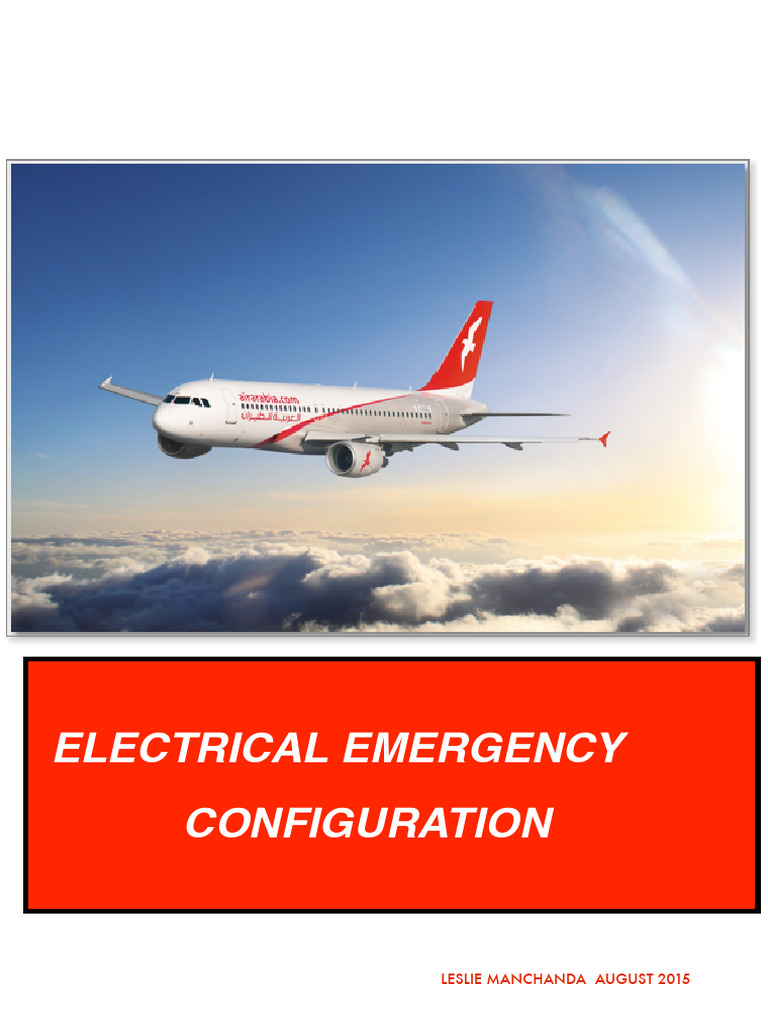Electrical Emergency Configuration Final | PDF | Airport | Air Traffic ...