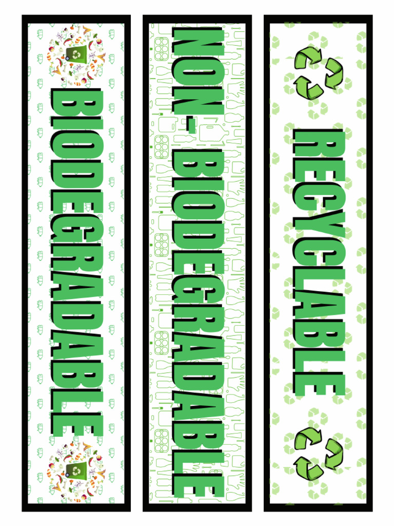 Trash Bin Signage | PDF