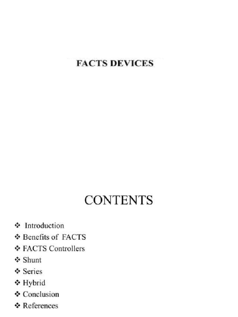 Facts Devices | PDF
