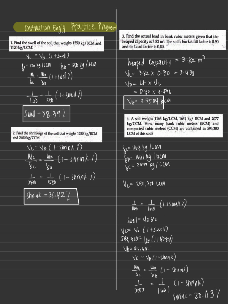 Practice Problem-Const | PDF