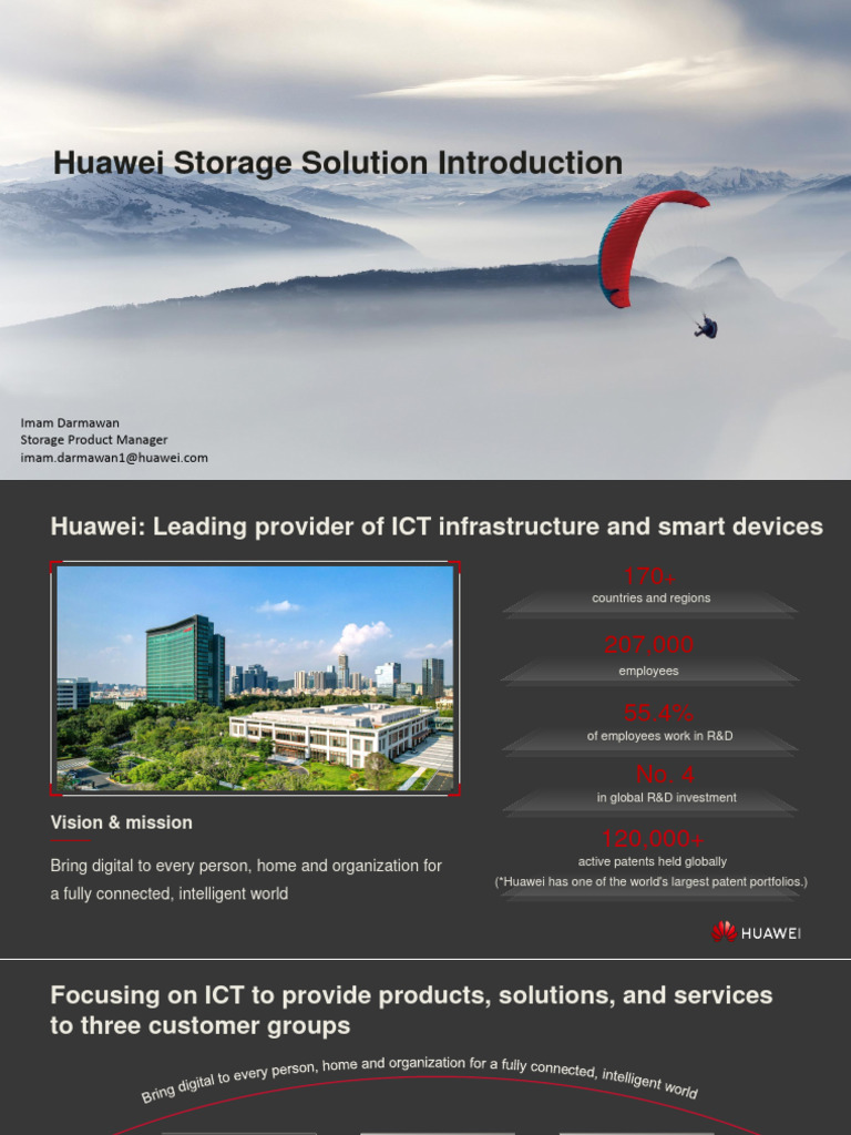 Huawei Storage Solution Introduction | PDF Huawei Storage Solution Introduction | PDF