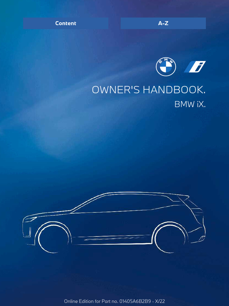 BMW Ix Manual | PDF