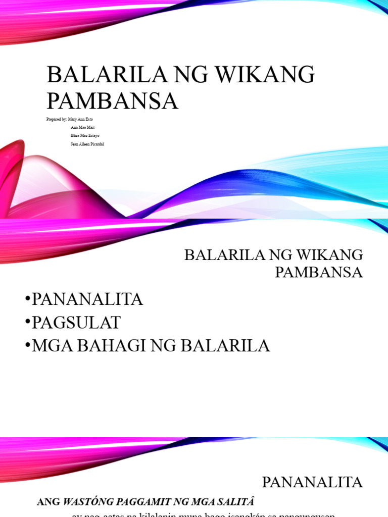 Filipino PPP 1 | PDF