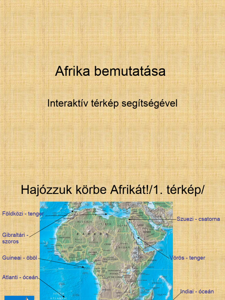 Afrika bemutatása | PDF