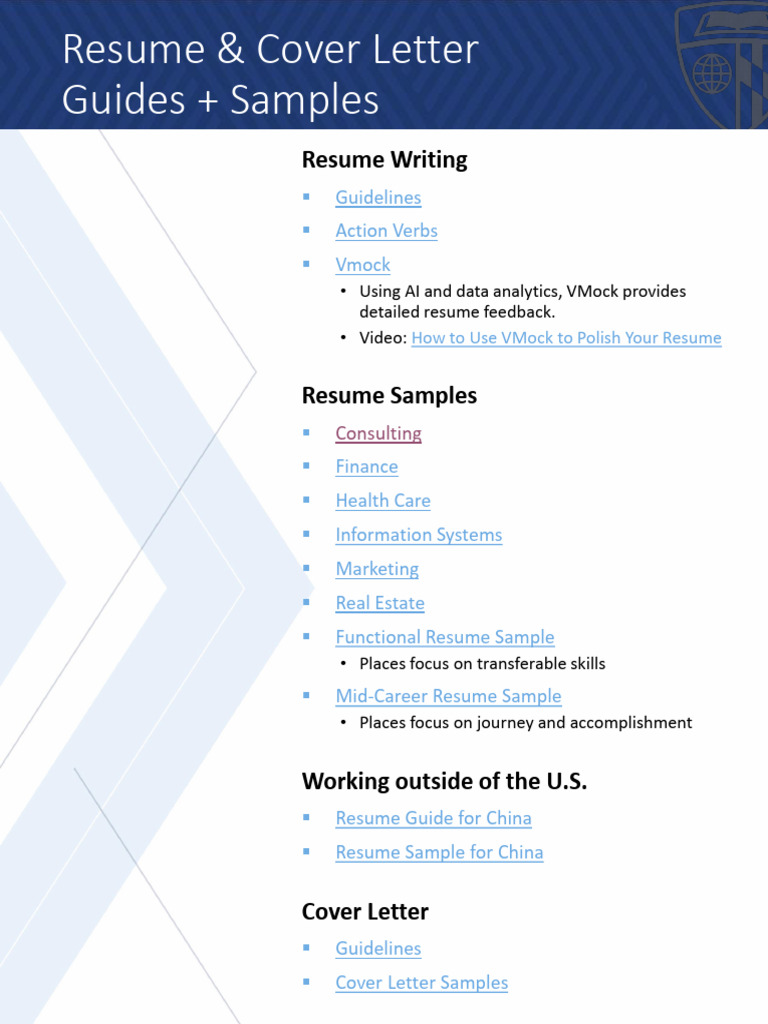 Resume & Cover Letter Guides + Samples | PDF