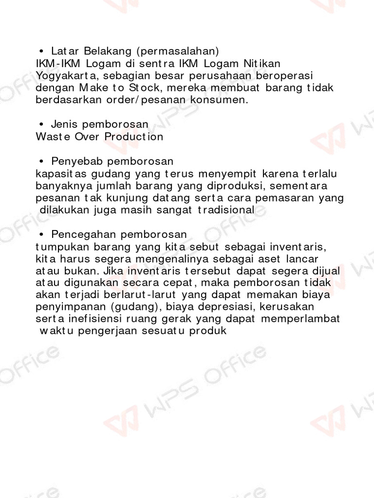 Lean Manufacturing Pdf