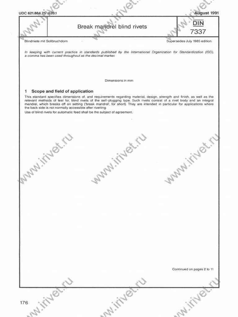 DIN 7337 - WM | PDF