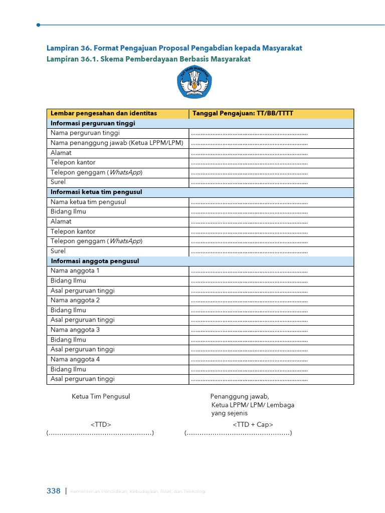 Format Proposal PKM | PDF
