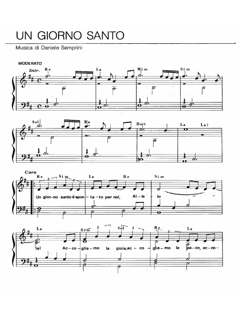 Un Giorno Santo | PDF